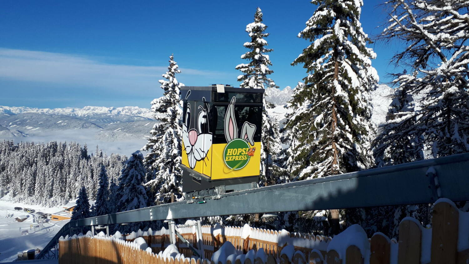 Hopsi-Express Planai, Schladming, AT - ABS Transportbahnen - Inclined ...